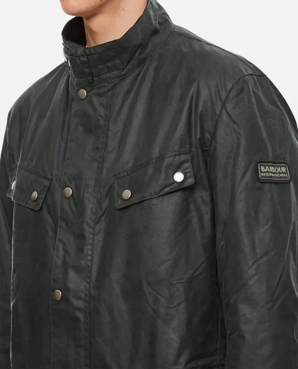 BARBOUR INTERNATIONAL Duke Wax Jacket - Verde