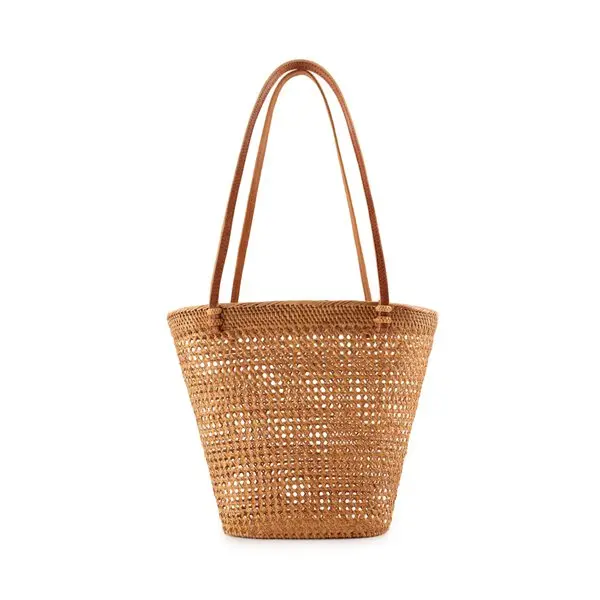 OHSUN Neutrals Lauren Rattan Tote
