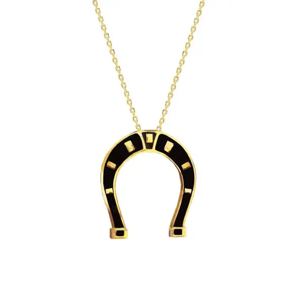 NOWART JEWELRY Horseshoe Necklace