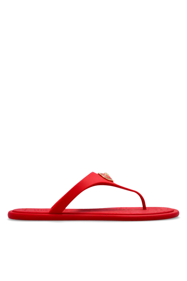 Versace Rubber Flip-flops With Medusa Head