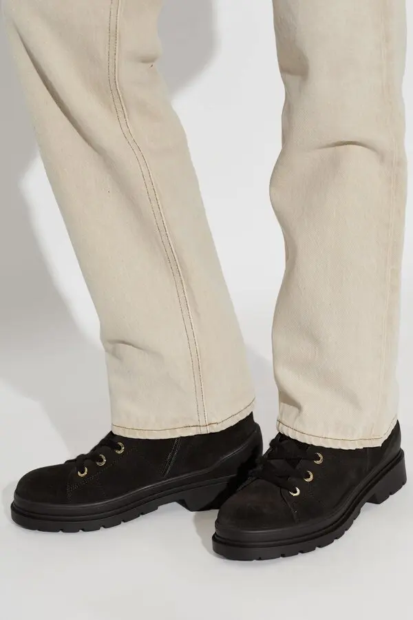 Bogner St. Moritz' Suede Lace-up Ankle Boots With Fur Lining
