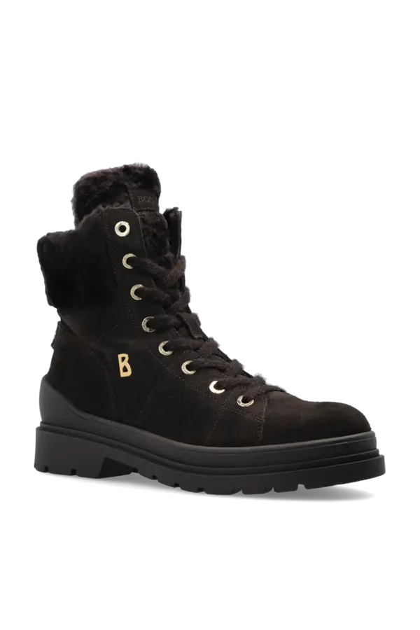 Bogner St. Moritz' Suede Lace-up Ankle Boots With Fur Lining