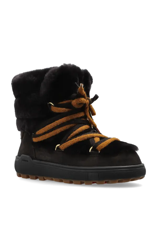 Bogner Chamonix' Suede And Fur Lined Boots