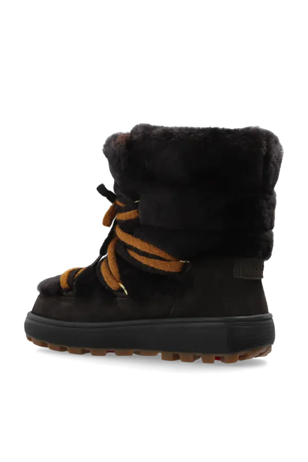 Bogner Chamonix' Suede And Fur Lined Boots