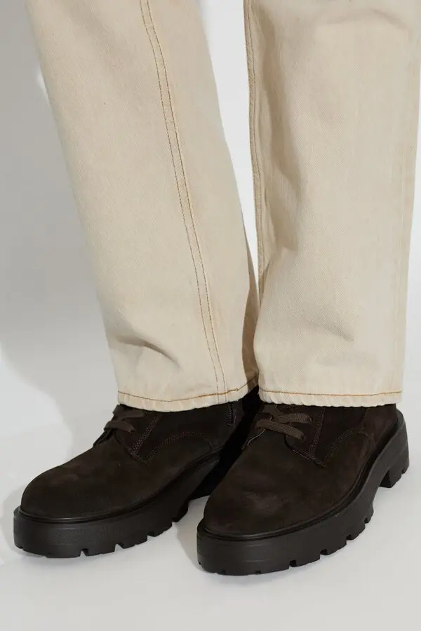Bogner Suede Lace-up Combat Boots