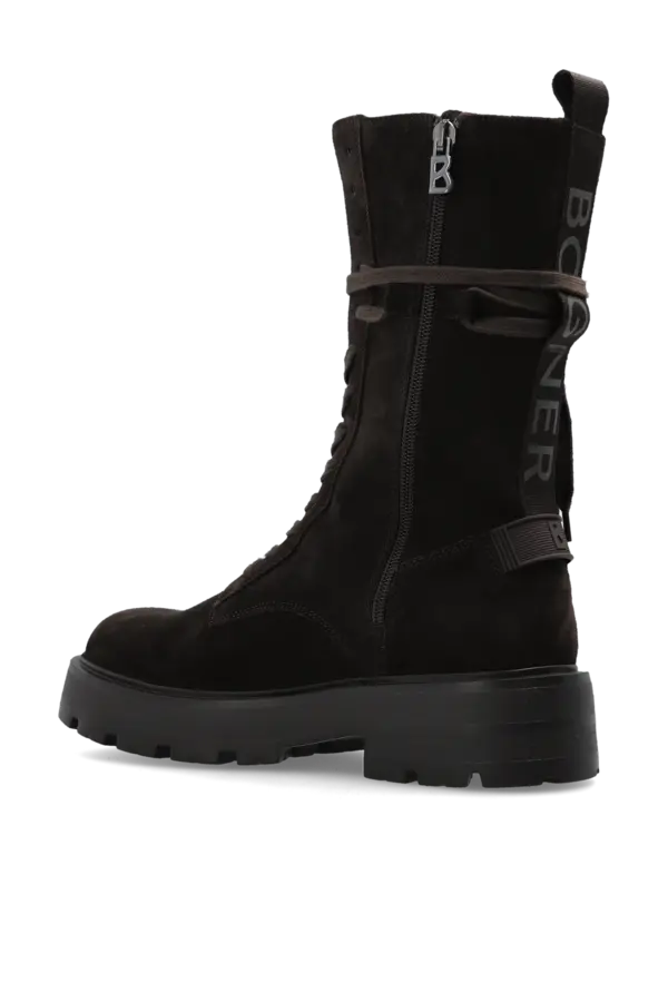 Bogner Suede Lace-up Combat Boots