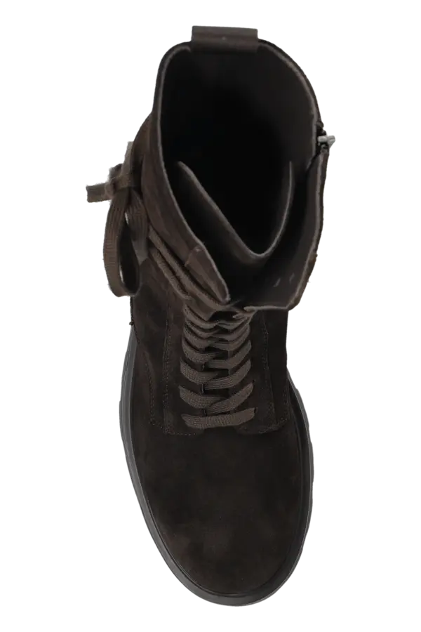 Bogner Suede Lace-up Combat Boots