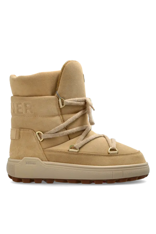 Bogner Suede Lace-up Snow Boots