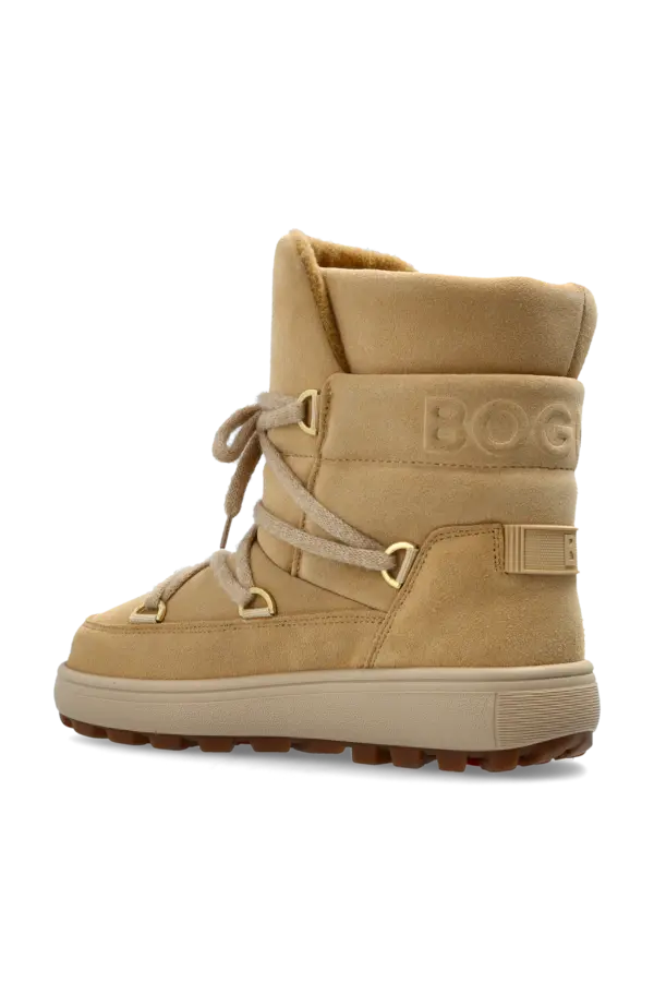 Bogner Suede Lace-up Snow Boots