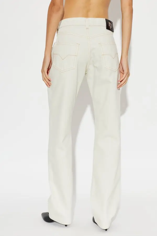 Versace Jeans With Shimmering Appliqués