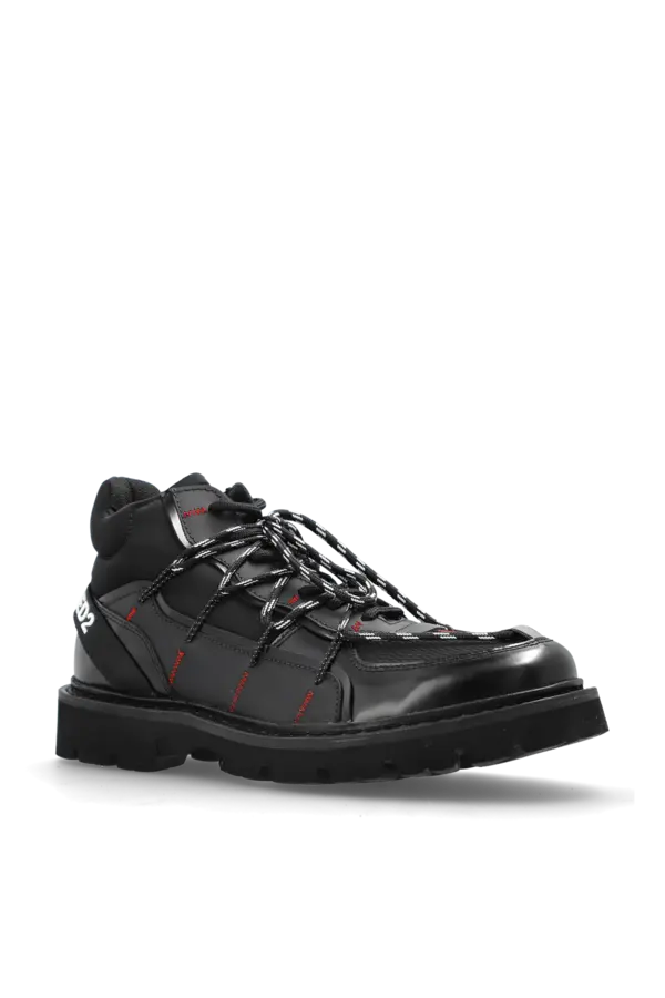 Dsquared2 Ankle Boots With Logo Detailing
