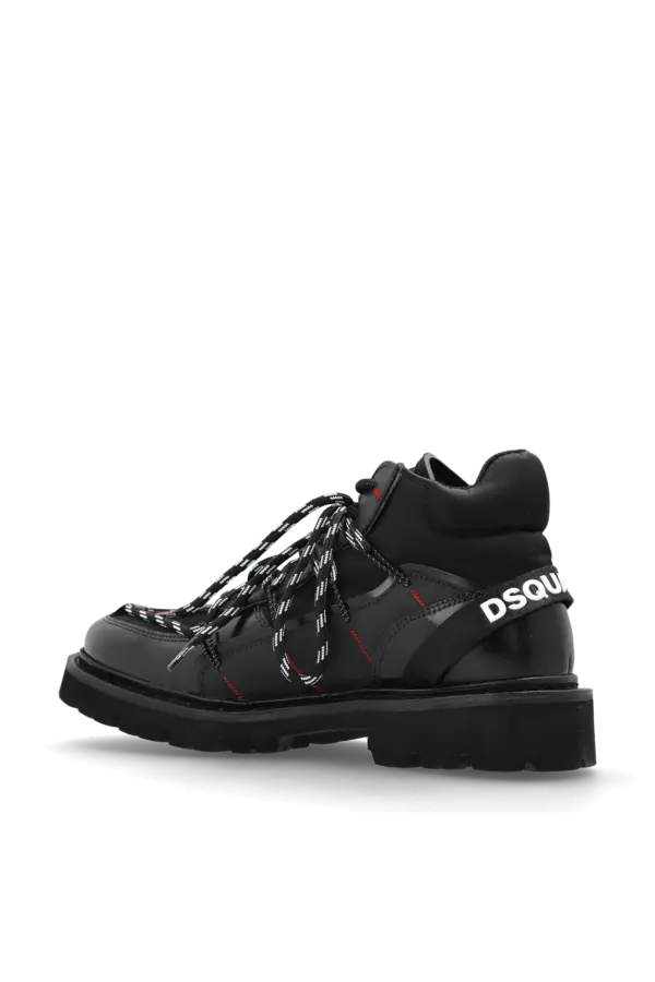 Dsquared2 Ankle Boots With Logo Detailing