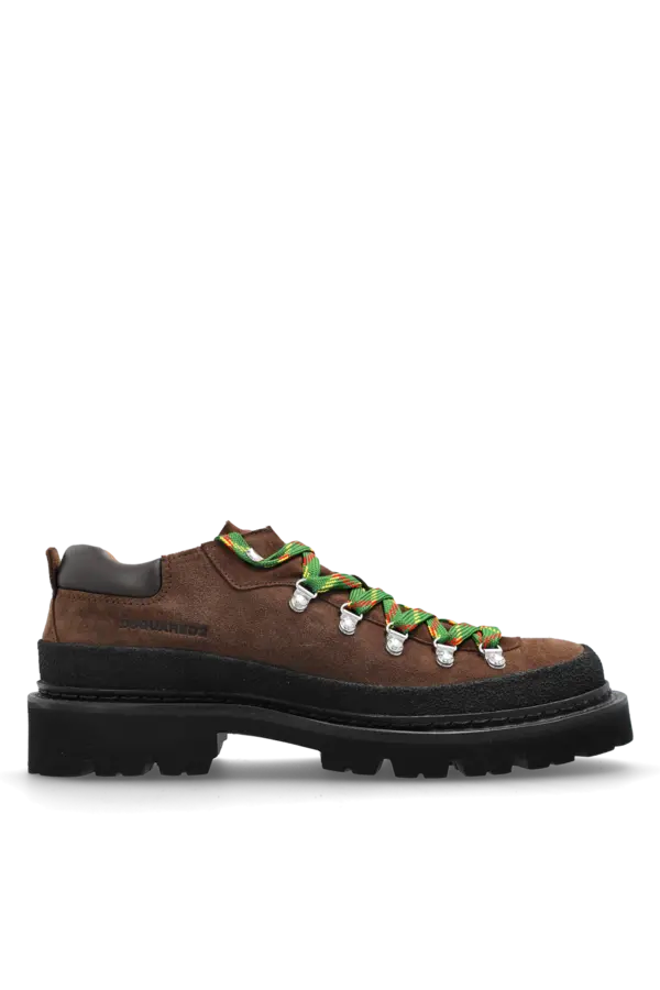 Dsquared2 Suede Hiking Lace-up Shoes - Brown