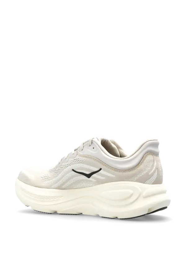 HOKA® Bondi Lace-up Sneakers - Cream