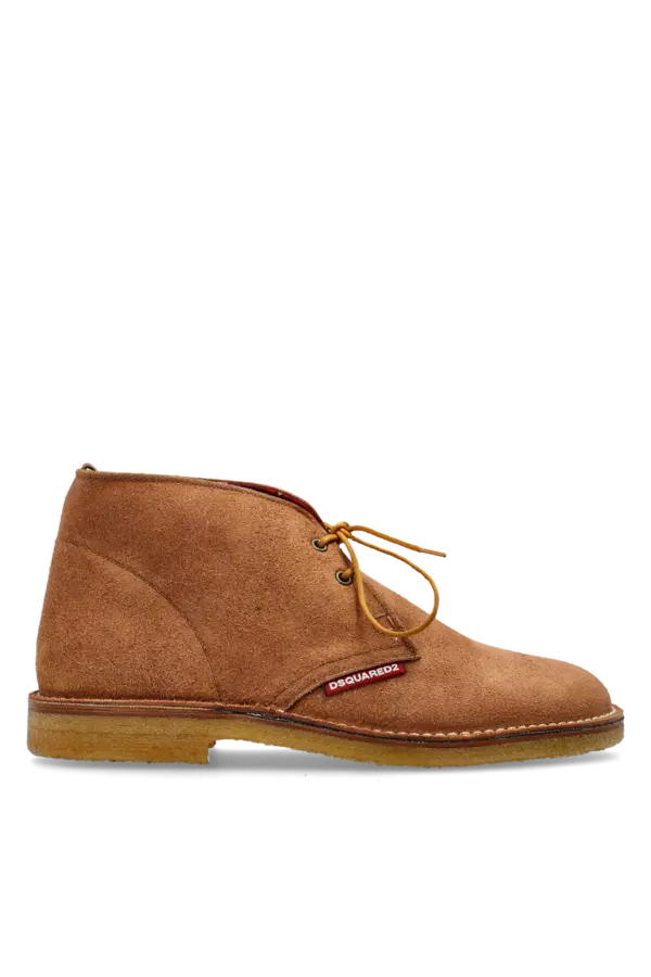 Dsquared2 Suede Lace-up Chukka Boots
