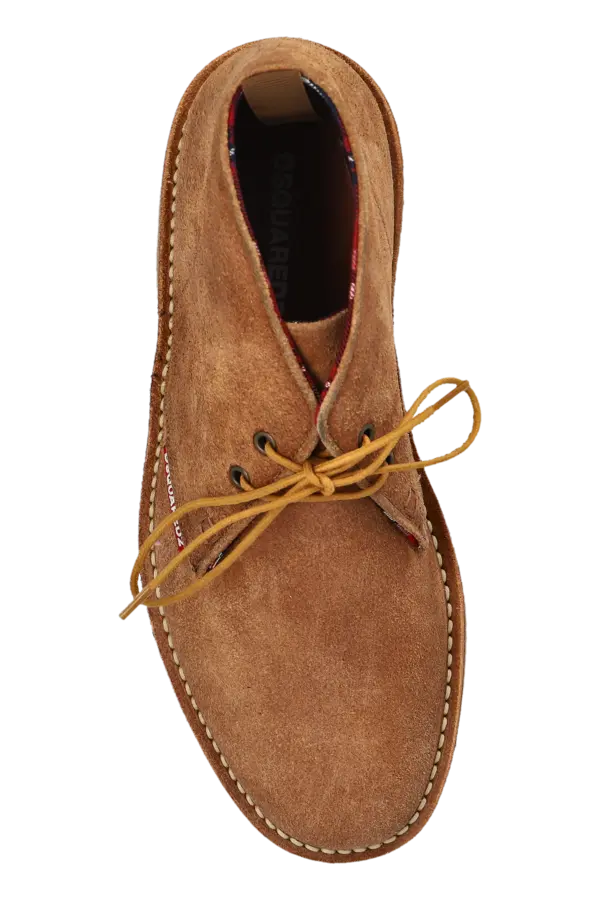 Dsquared2 Suede Lace-up Chukka Boots