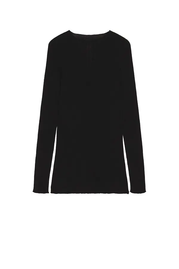Rick Owens Ribbed Round Neck Shirt