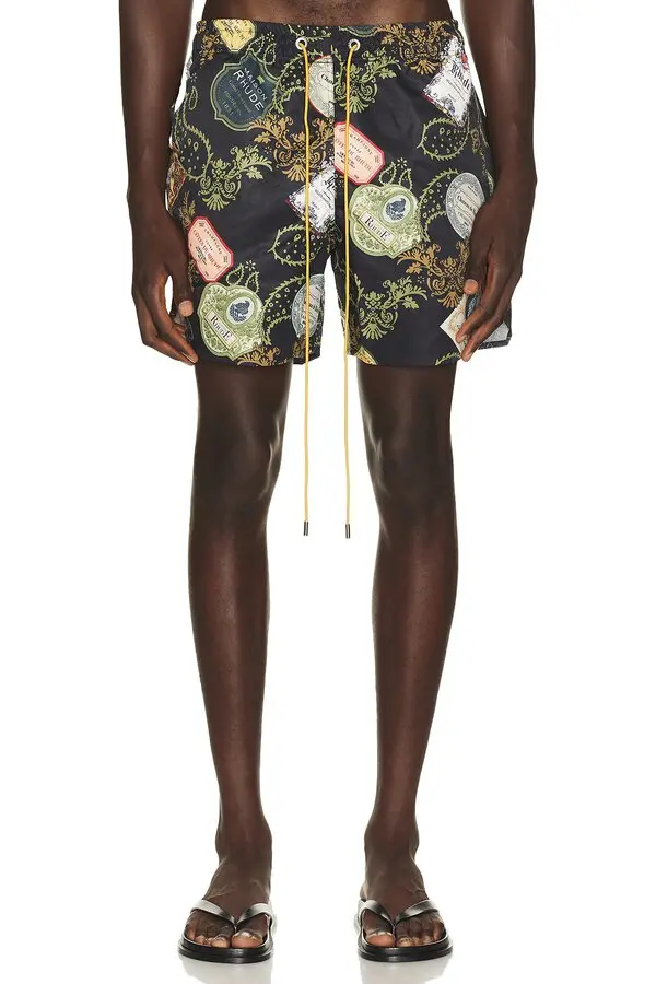 Rhude Vin Bandana Print Swim Shorts
