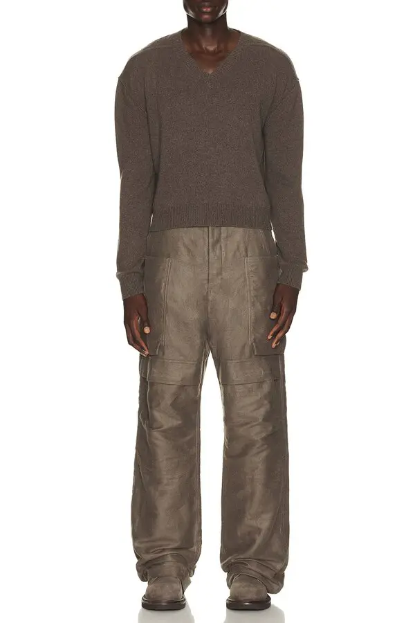Rick Owens Tommy V Neck Sweater