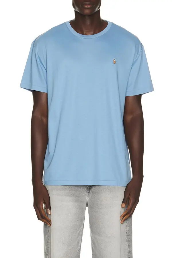 Polo Ralph Lauren Soft Touch T-shirt In Blue - Sky Blue