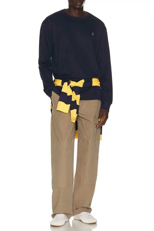 Polo Ralph Lauren Soft Touch Long Sleeve T-shirt In Blue