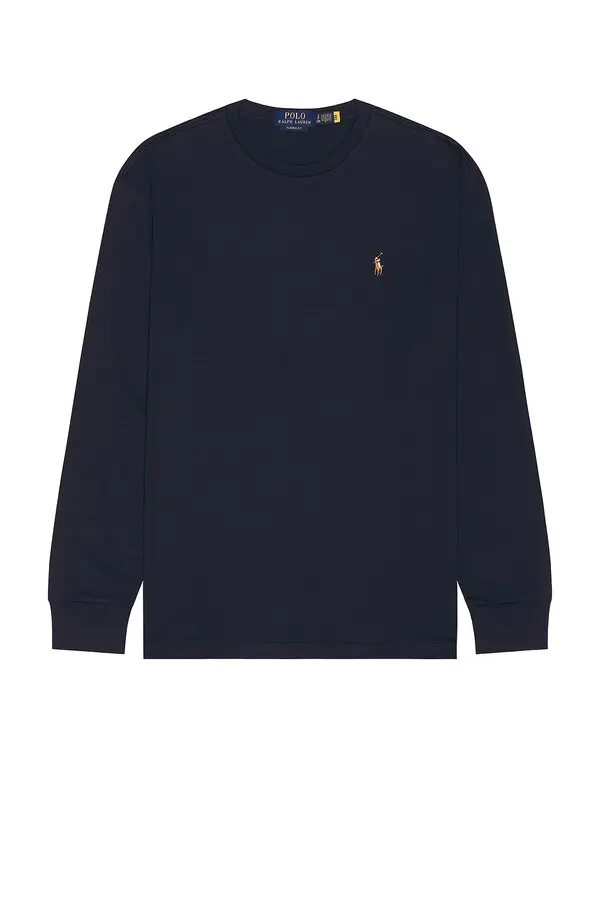Polo Ralph Lauren Soft Touch Long Sleeve T-shirt In Blue