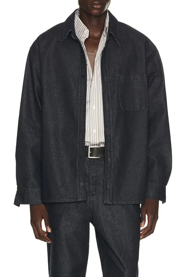 LE17SEPTEMBRE Denim Over Shirt In Blue
