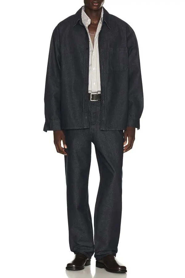 LE17SEPTEMBRE Denim Over Shirt In Blue