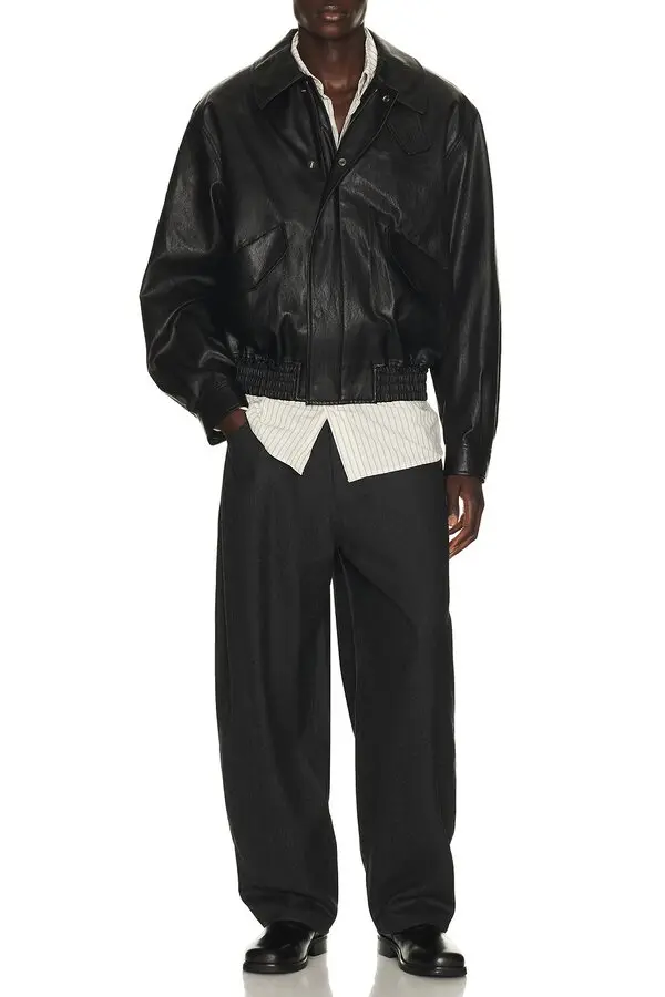 LE17SEPTEMBRE Faux Leather Zip Blouson