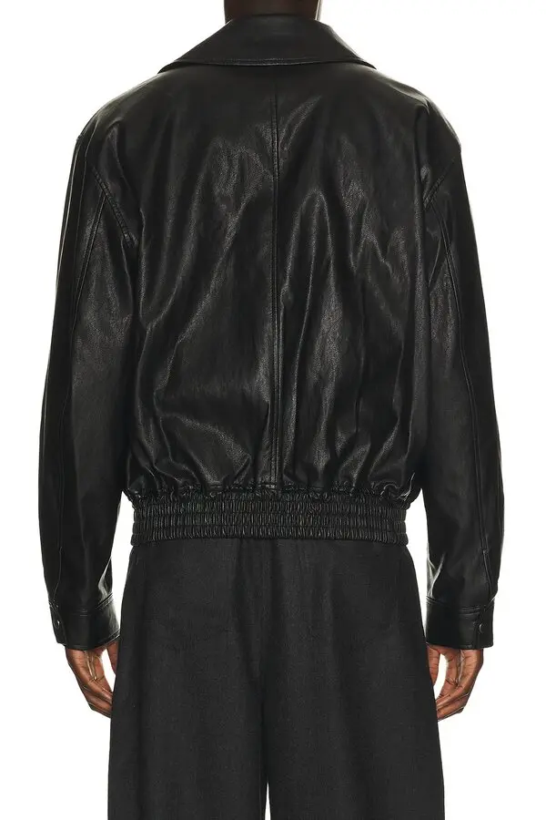 LE17SEPTEMBRE Faux Leather Zip Blouson