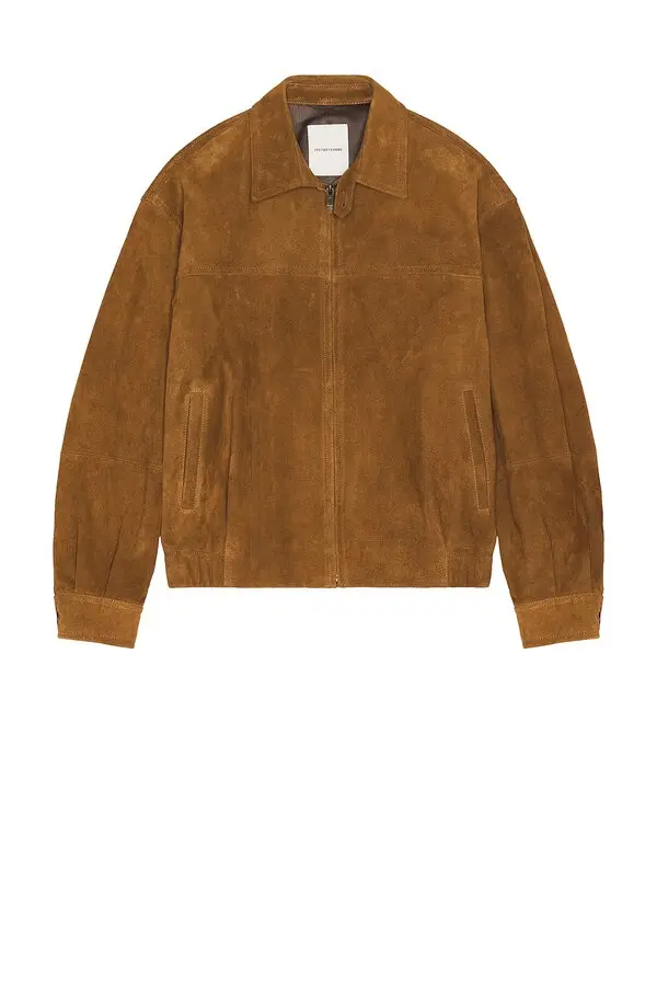 LE17SEPTEMBRE Cow Suede Zip Blouson