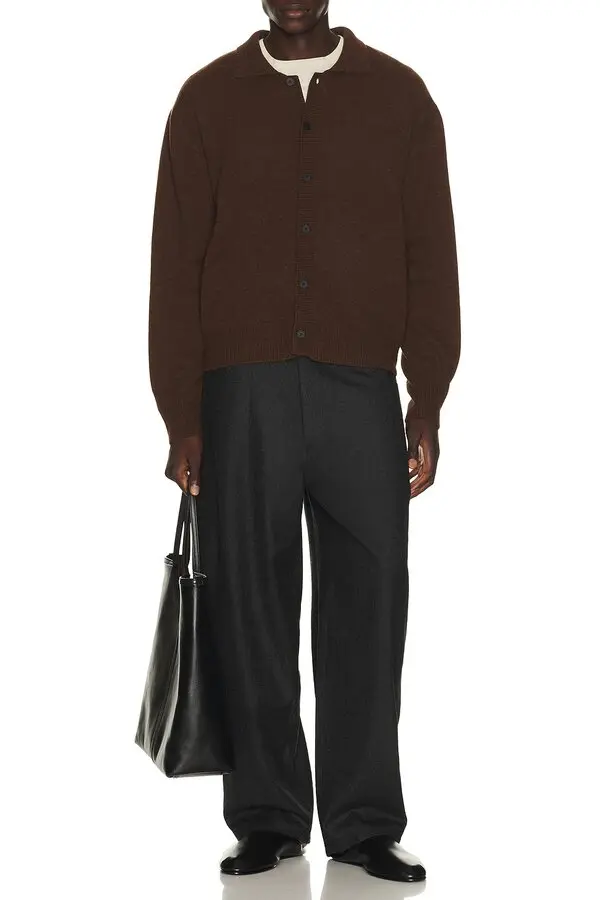 LE17SEPTEMBRE Alpaca Blend Shirt Cardigan