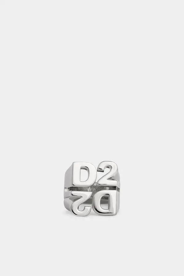 Dsquared2 Logo Ring - Silver