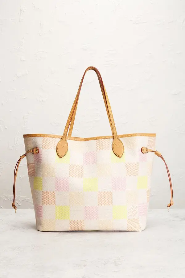 LOUIS VUITTON Damierlicious Neverfull Mm Tote Bag