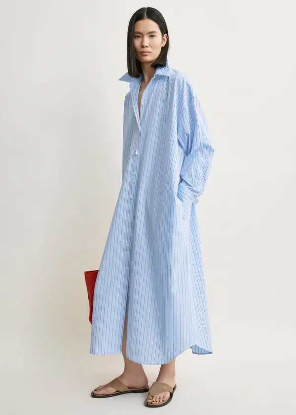 TOTEME Striped Shirtdress