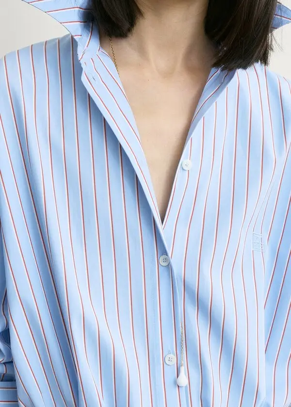 TOTEME Striped Shirtdress