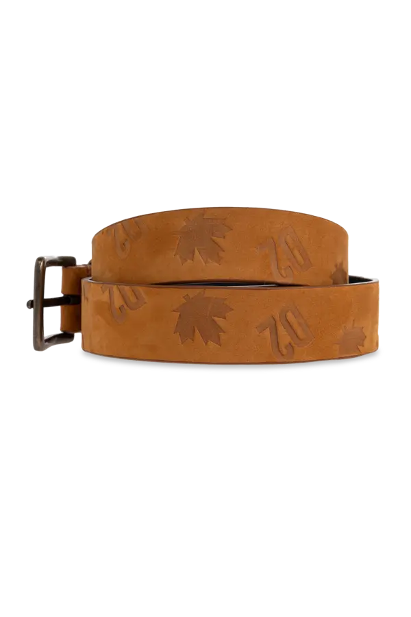Dsquared2 Embossed Leather Belt