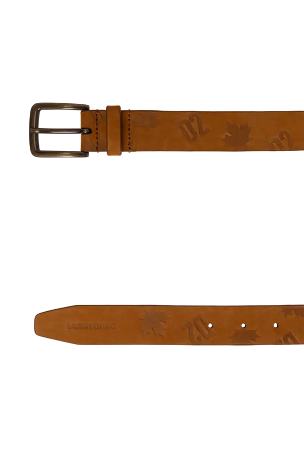 Dsquared2 Embossed Leather Belt