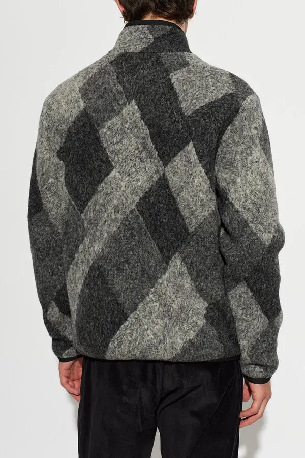 Moncler Cardigan With Logo Patch