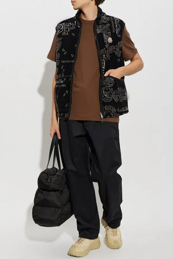 Moncler Pants With Logo Patch