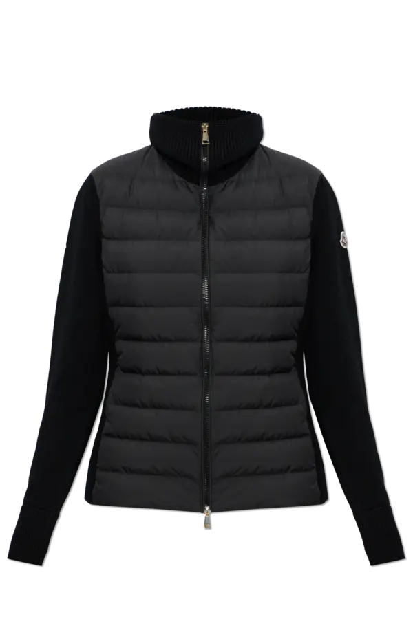Moncler Quilted Knit Cardigan