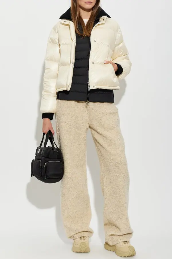 Moncler Quilted Knit Cardigan