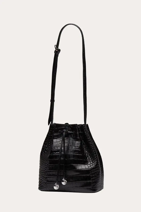 LIFFNER Charm Bucket Small Croc