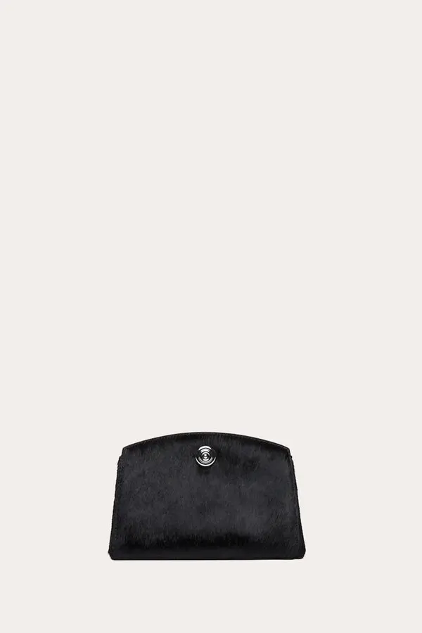 LIFFNER Pushlock Clutch Hair Calf - Black
