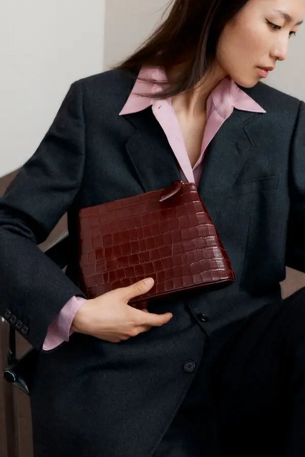LIFFNER Zip Clutch - Red