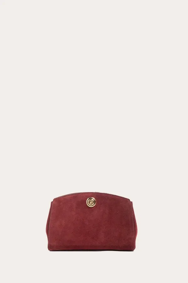 LIFFNER Pushlock Clutch In Suede