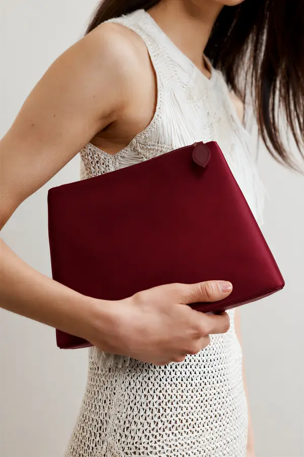LIFFNER Zip Clutch - Red