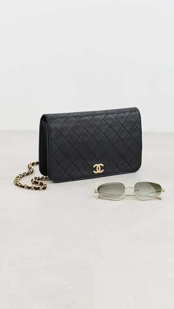 Shopbop Chanel Single Flap Lambskin Wallet On Chain