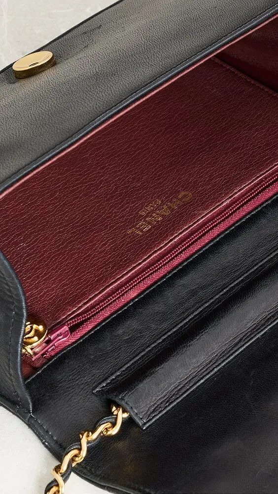 Shopbop Chanel Single Flap Lambskin Wallet On Chain