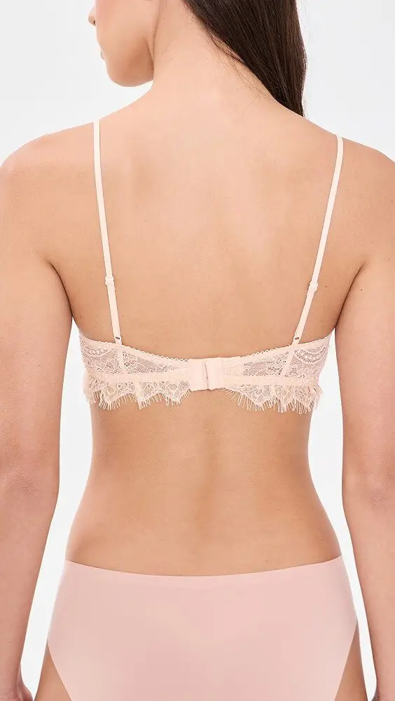 ANINE BING Lace Trim Bra